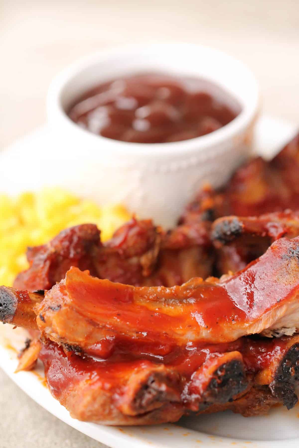 St. Louis Slow Cooker Ribs Recipe - Six Sisters' Stuff