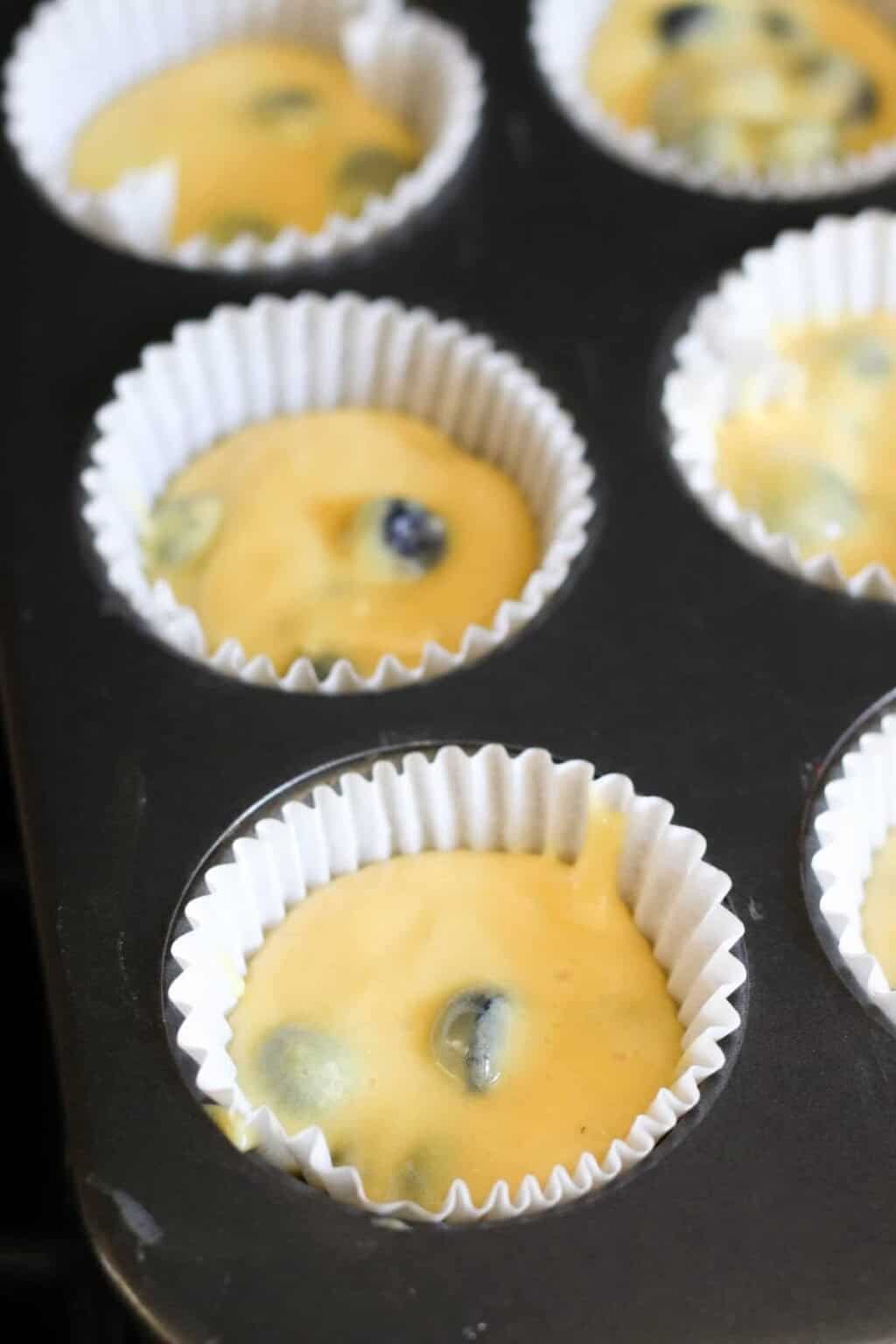 Cake Mix Blueberry Muffins Recipe - Six Sisters' Stuff