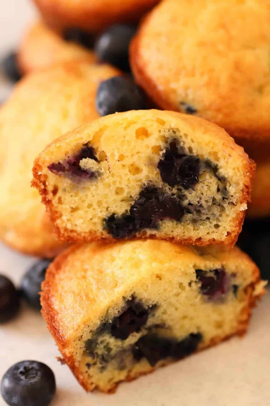Cake Mix Blueberry Muffins Recipe - Six Sisters' Stuff