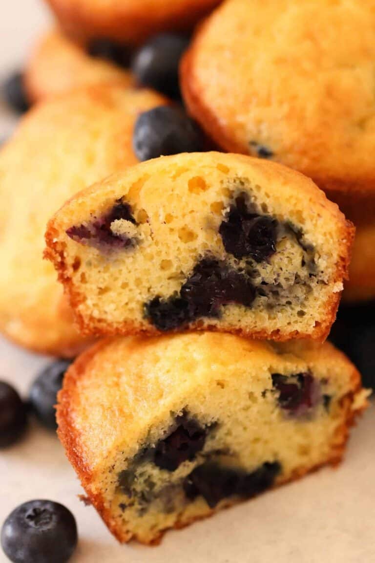 Cake Mix Blueberry Muffins Recipe - Six Sisters' Stuff