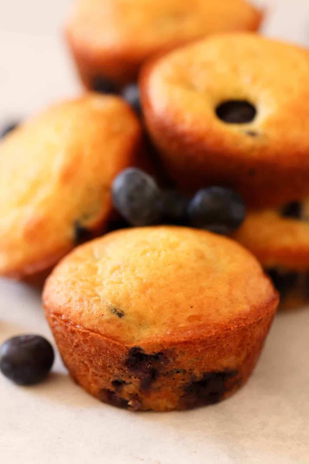 Cake Mix Blueberry Muffins Recipe - Six Sisters' Stuff
