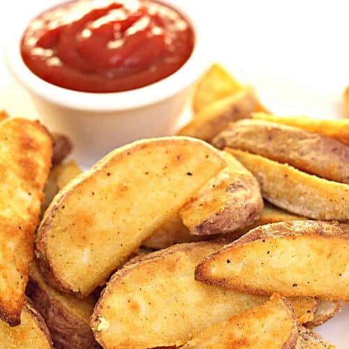 Baked Red Potato Wedges - Six Sisters' Stuff