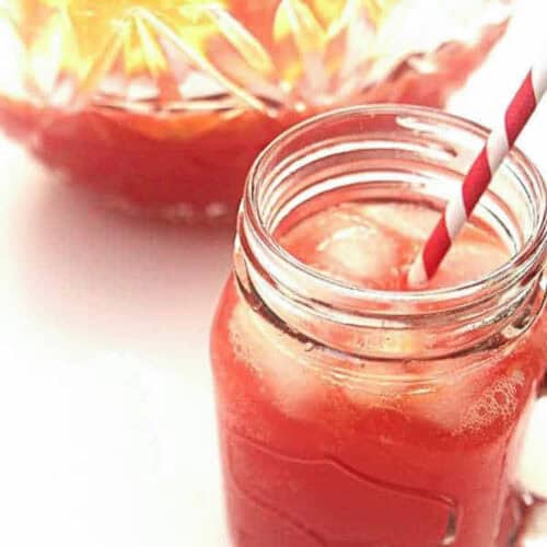 Sparkling Red Party Punch Recipe - Six Sisters' Stuff