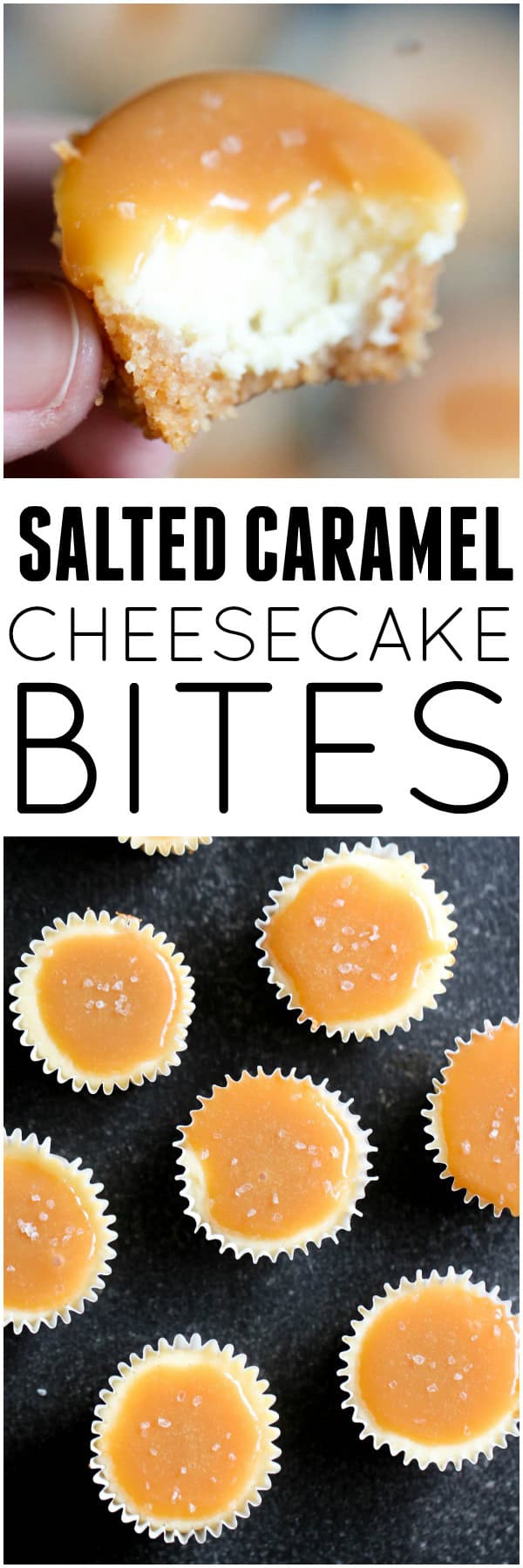 Mini Caramel Cheesecake Bites