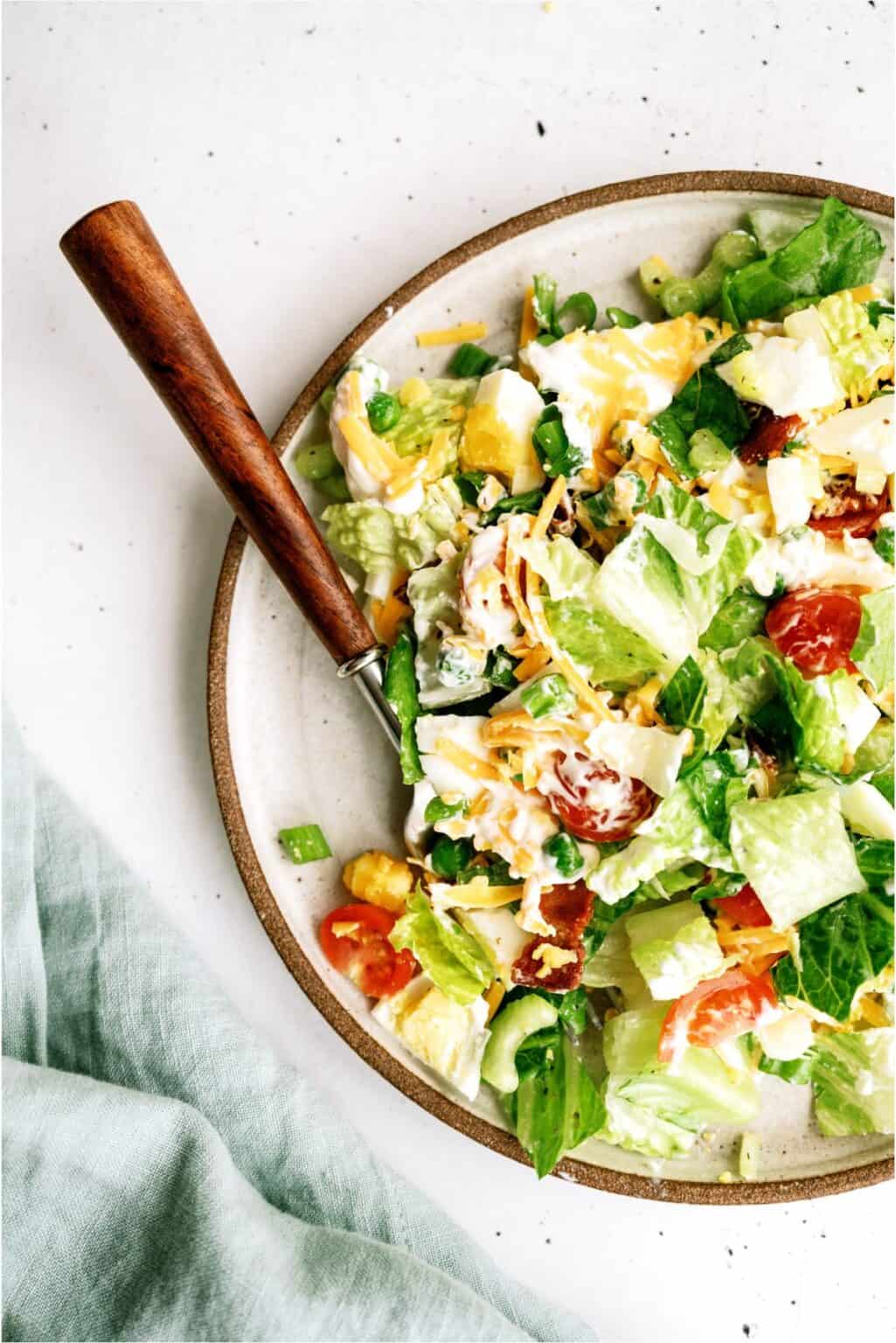 Seven Layer Salad Recipe - Six Sisters' Stuff
