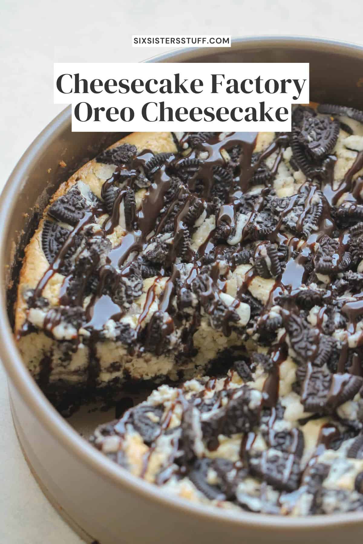 Cheesecake Factory Oreo Cheesecake Recipe - Six Sisters' Stuff