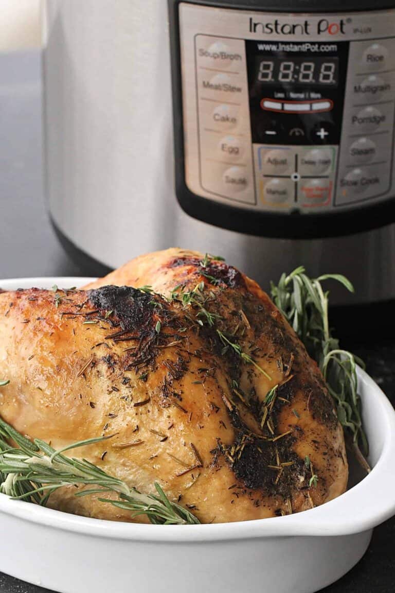 How to Cook a Frozen Turkey in the Instant Pot - Six Sisters' Stuff
