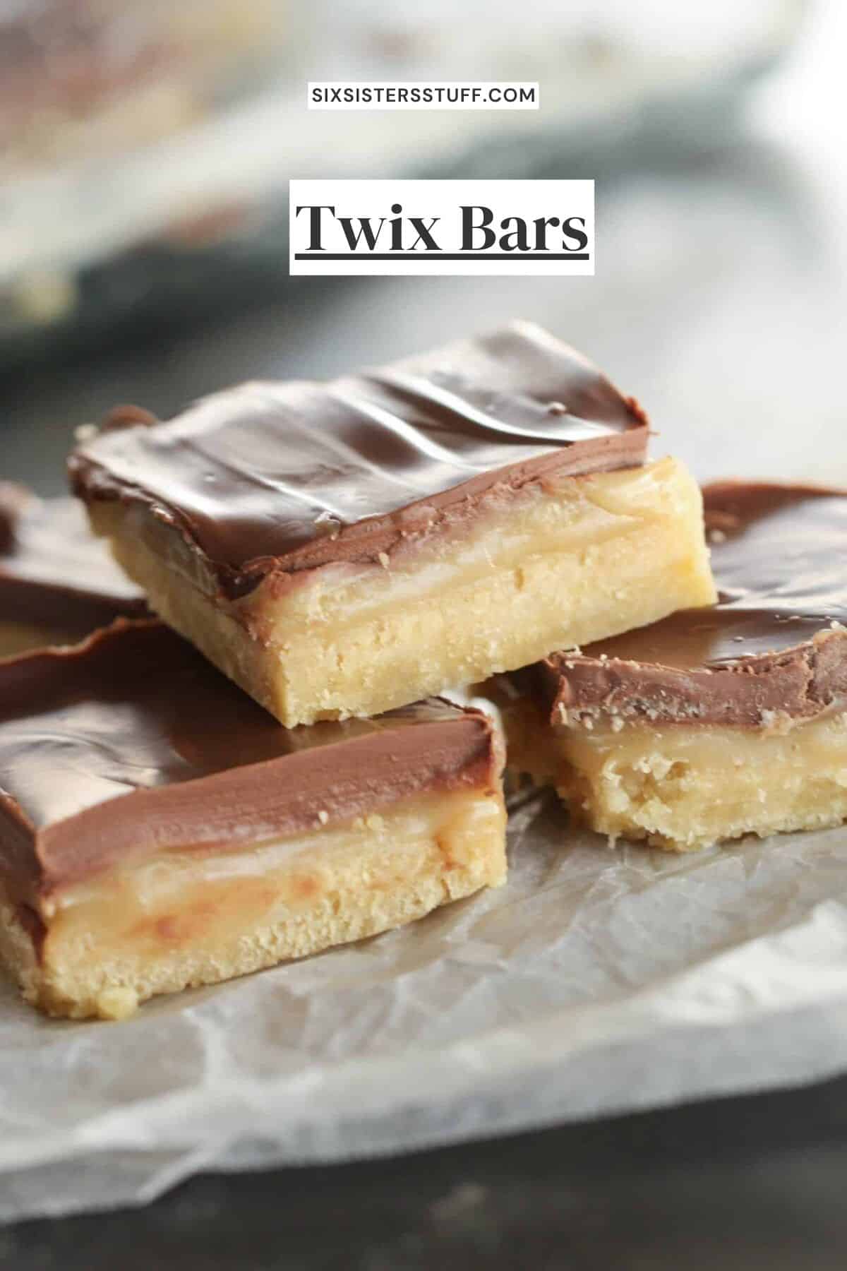 Twix Bars Recipe - Six Sisters' Stuff