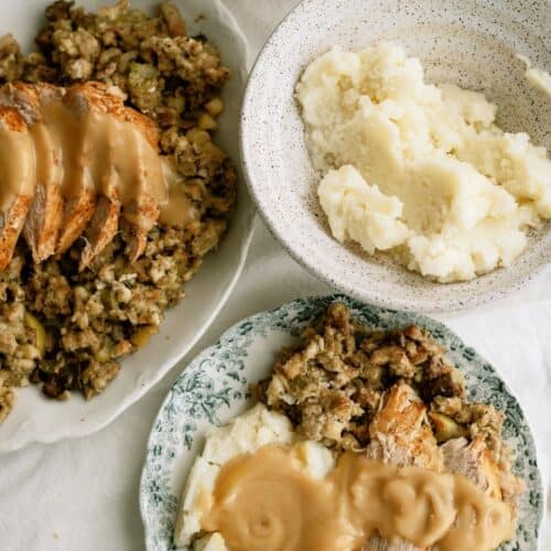 Slow Cooker Turkey and Stuffing Recipe - Six Sisters' Stuff