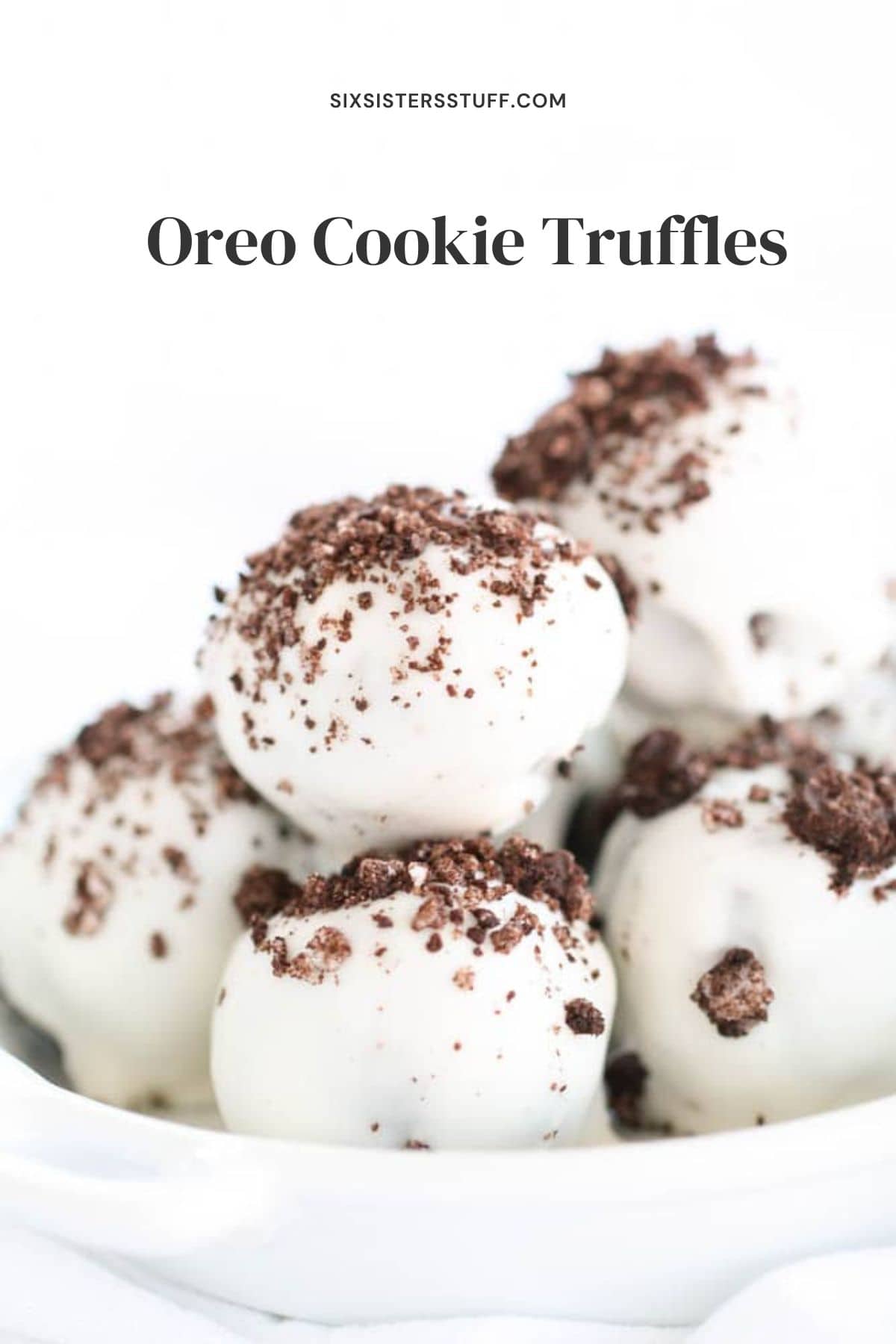 Oreo Cookie Truffles Recipe - Six Sisters' Stuff