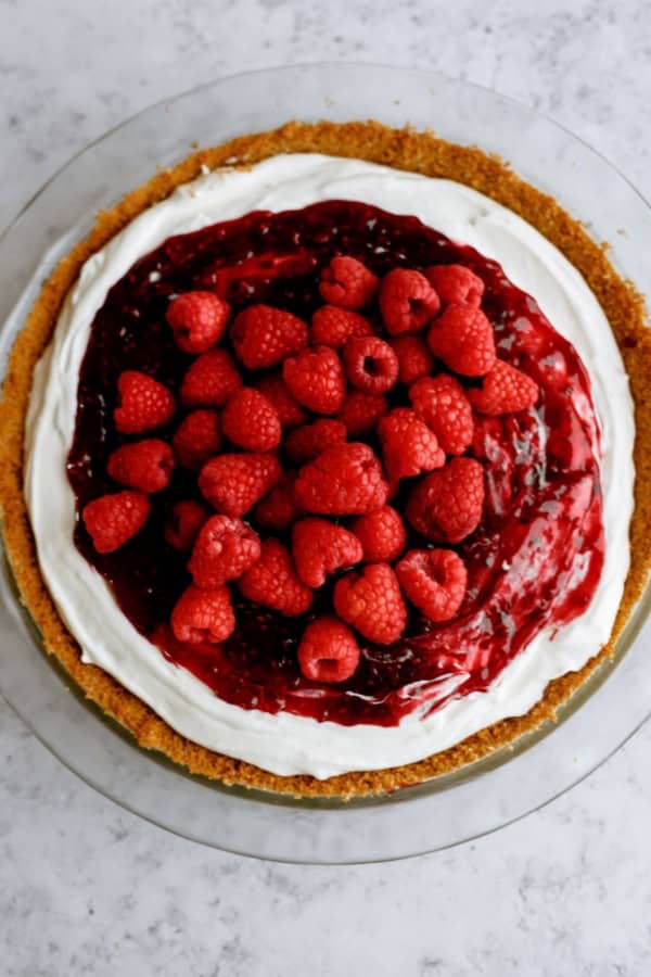 Raspberry Cream Cheese Pie Recipe - Six Sisters' Stuff