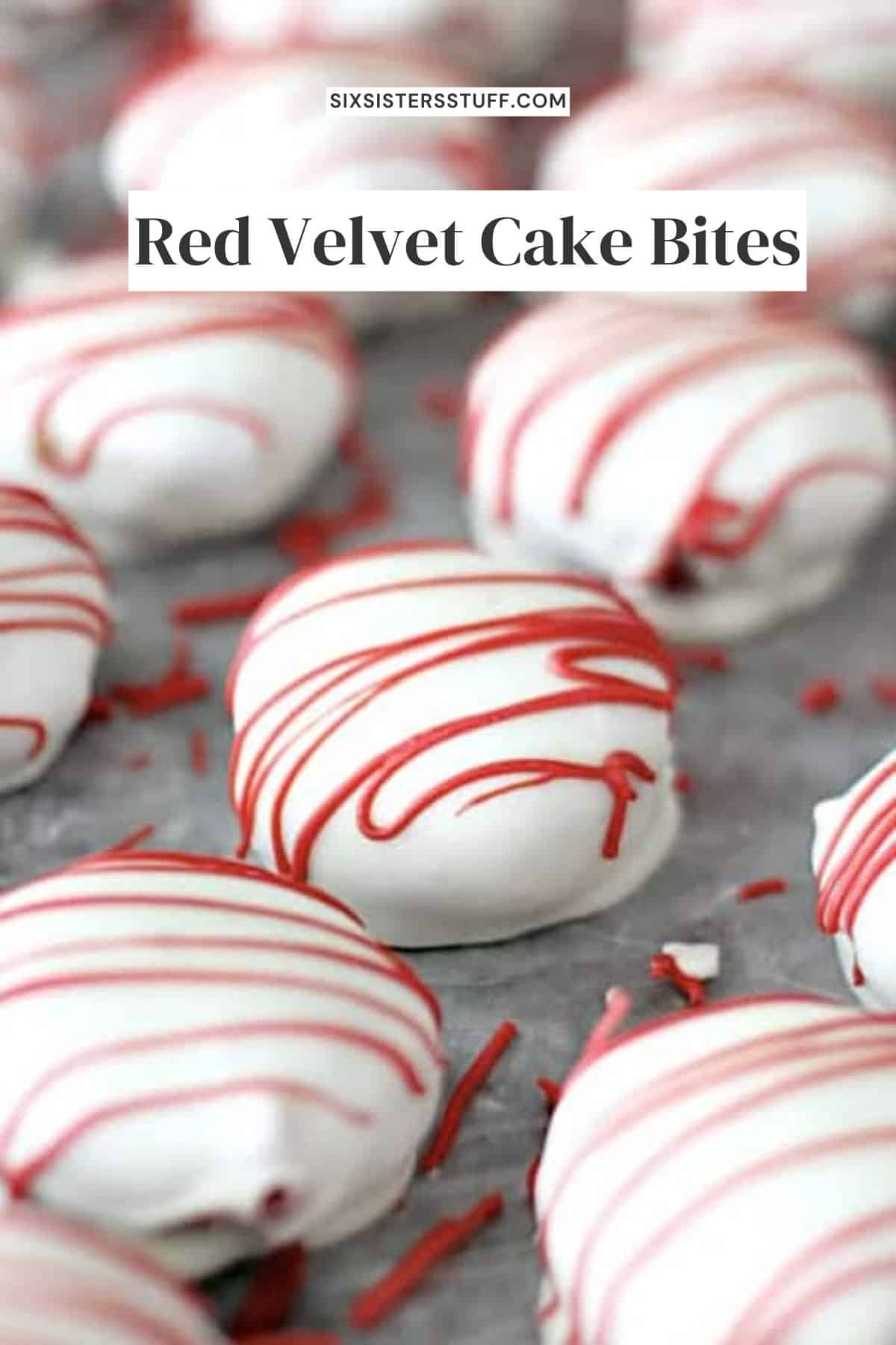 Red Velvet Cake Bites Recipe - Six Sisters' Stuff