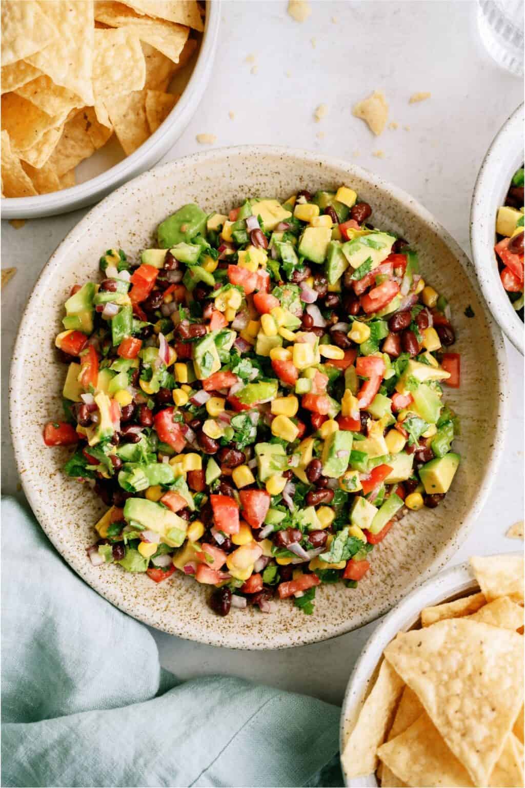 Fresh Cowboy Caviar Dip Recipe - Six Sisters' Stuff