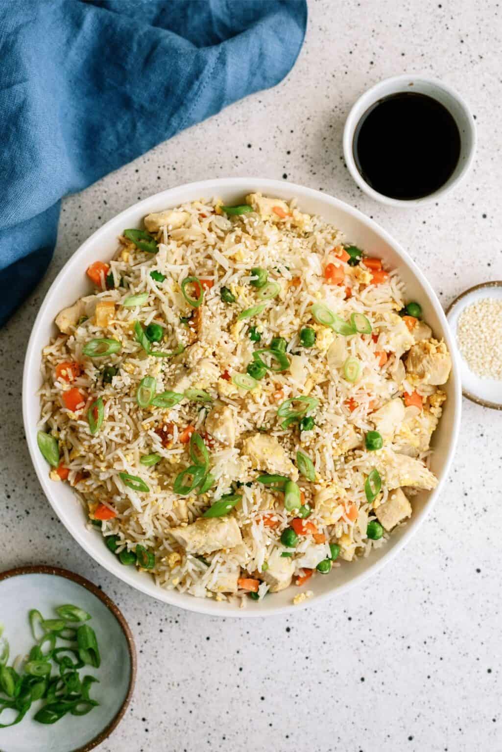 Easy Shrimp Fried Rice Recipe - Six Sisters' Stuff