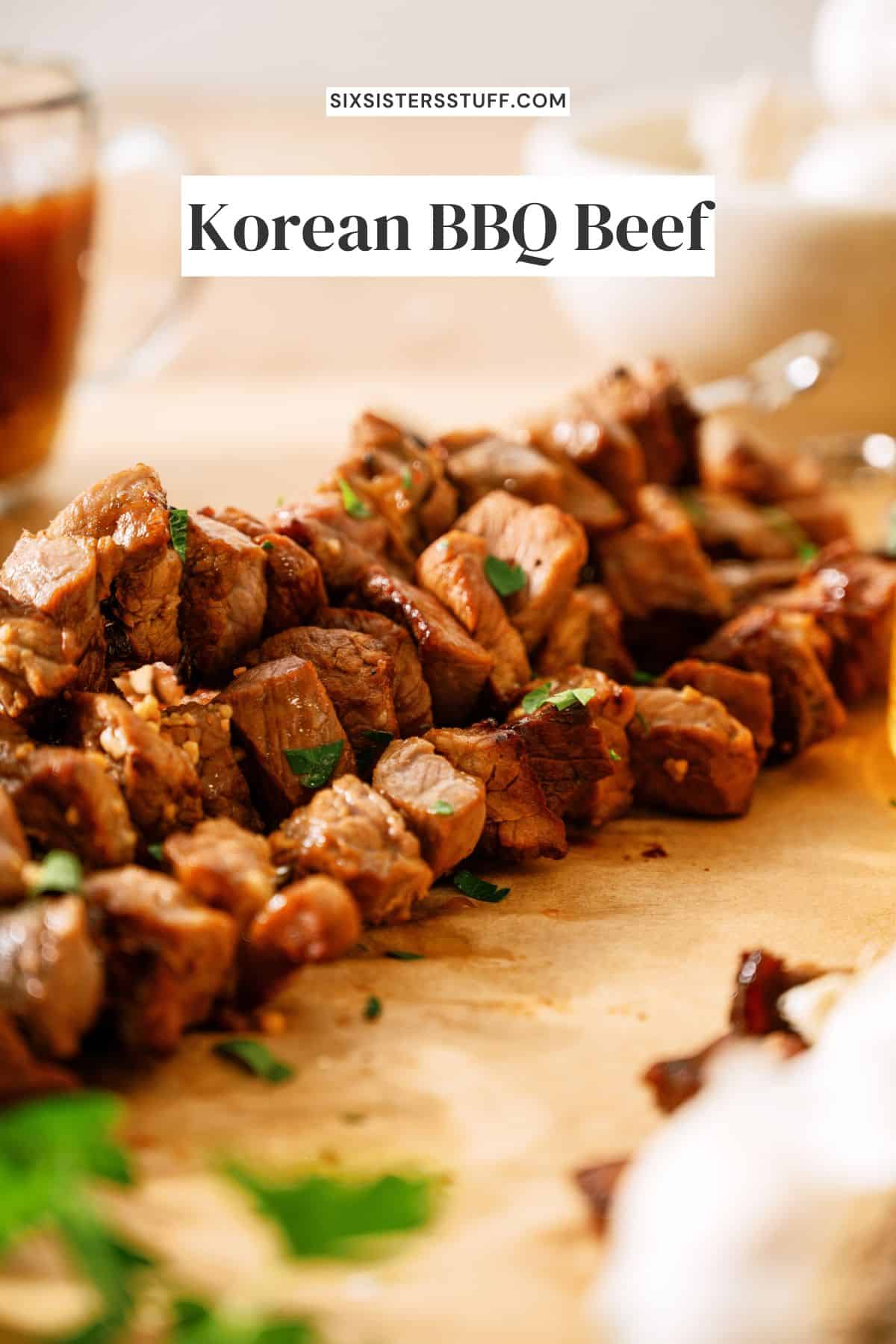 Korean BBQ Beef Recipe - Six Sisters' Stuff