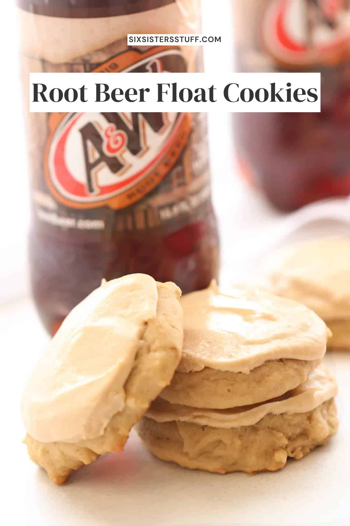 Root Beer Float Cookies Recipe - Six Sisters' Stuff
