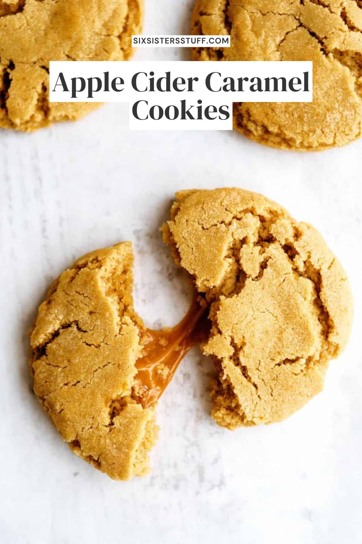 Apple Cider Caramel Cookies Recipe