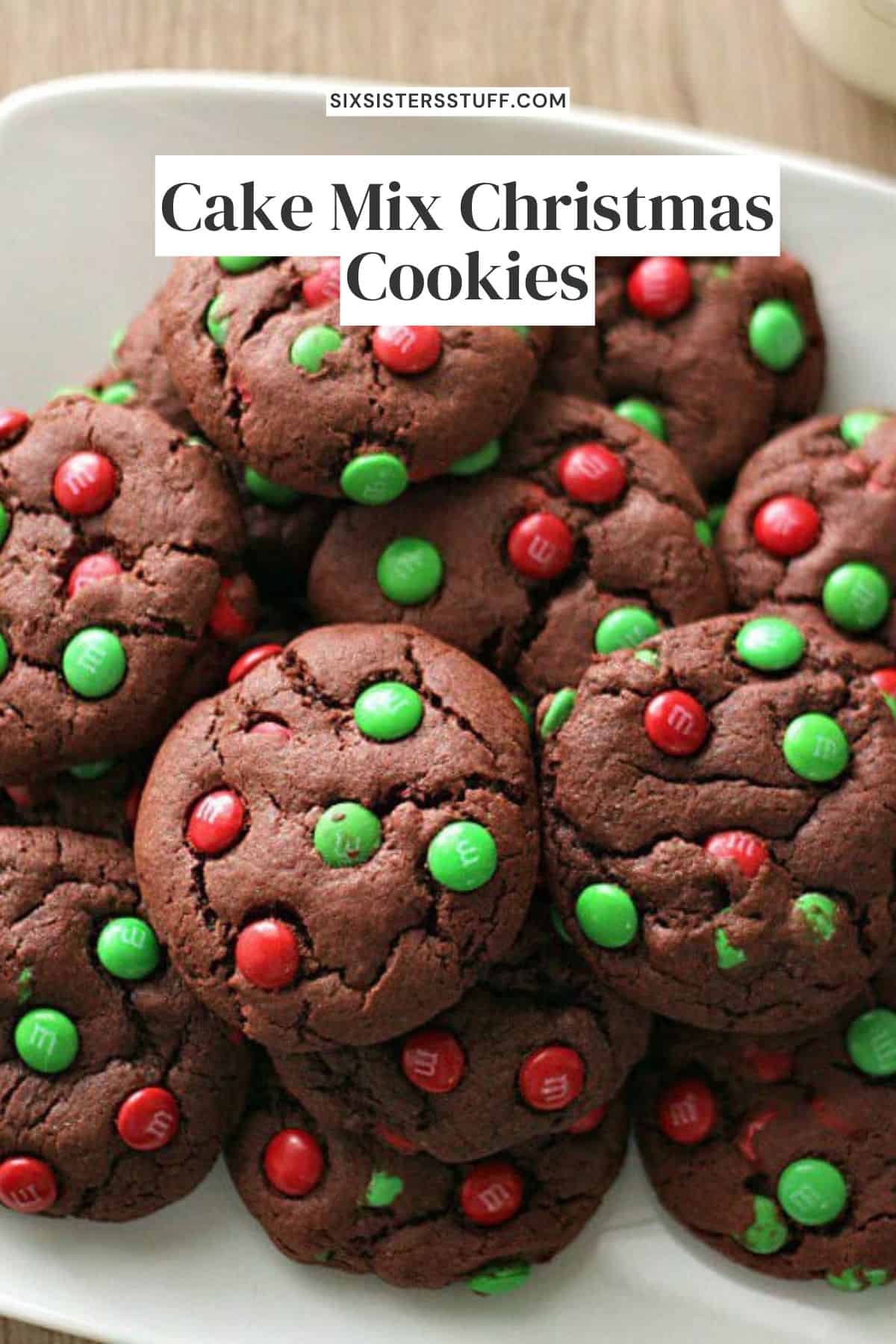 Cake Mix Christmas Cookies Recipe - Six Sisters' Stuff