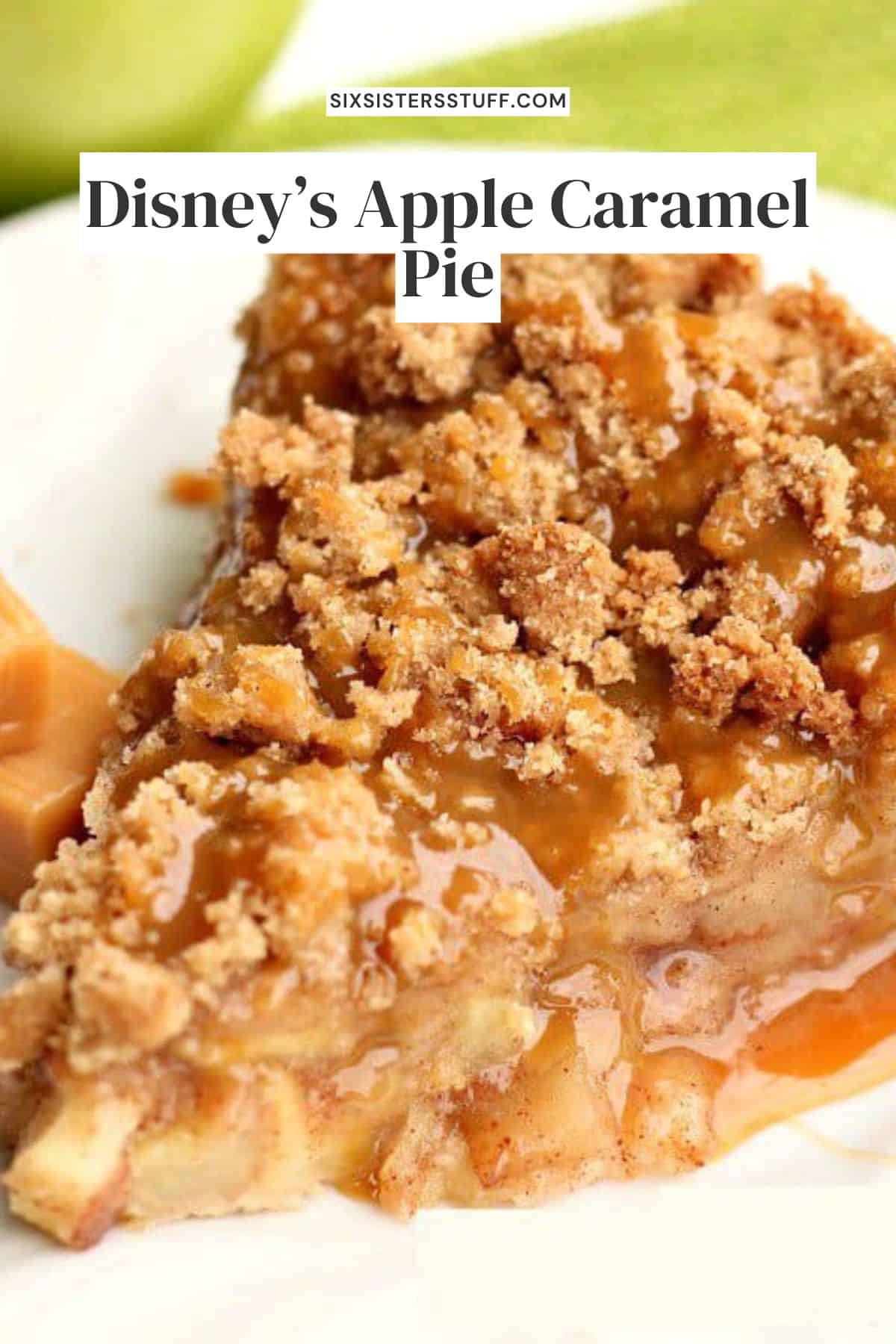 Disney's Apple Caramel Pie Recipe - Six Sisters' Stuff