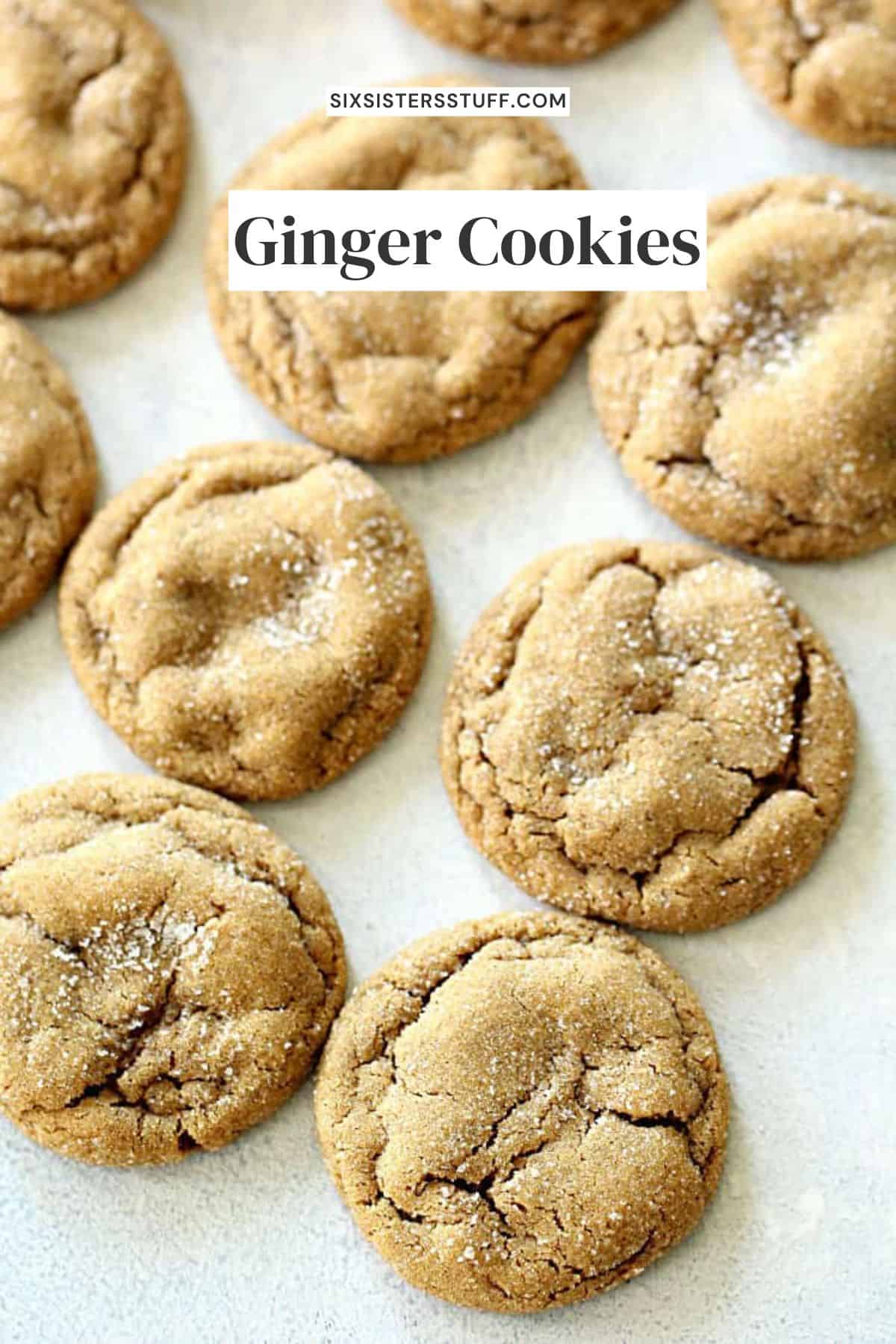Ginger Cookies Recipe - Six Sisters' Stuff