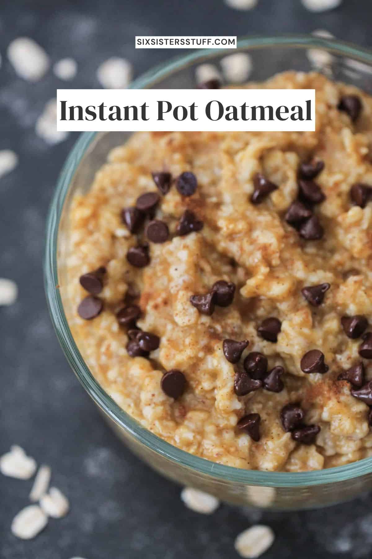 Instant Pot Oatmeal Recipe - Six Sisters' Stuff