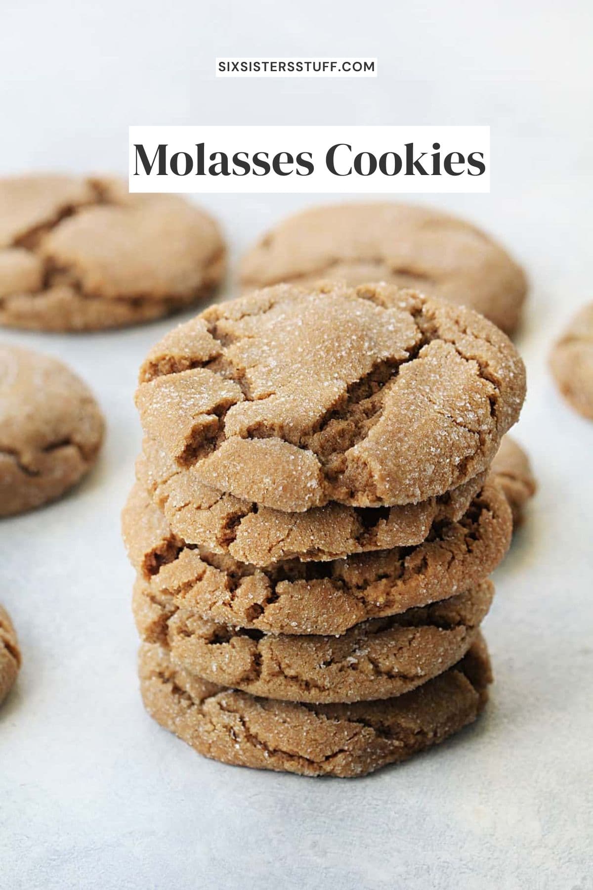 Molasses Cookies Recipe - Six Sisters' Stuff
