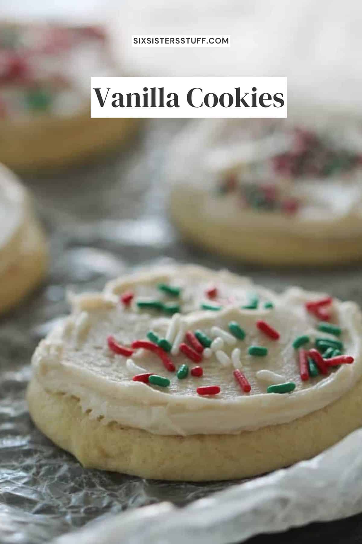 Vanilla Cookies Recipe - Six Sisters' Stuff