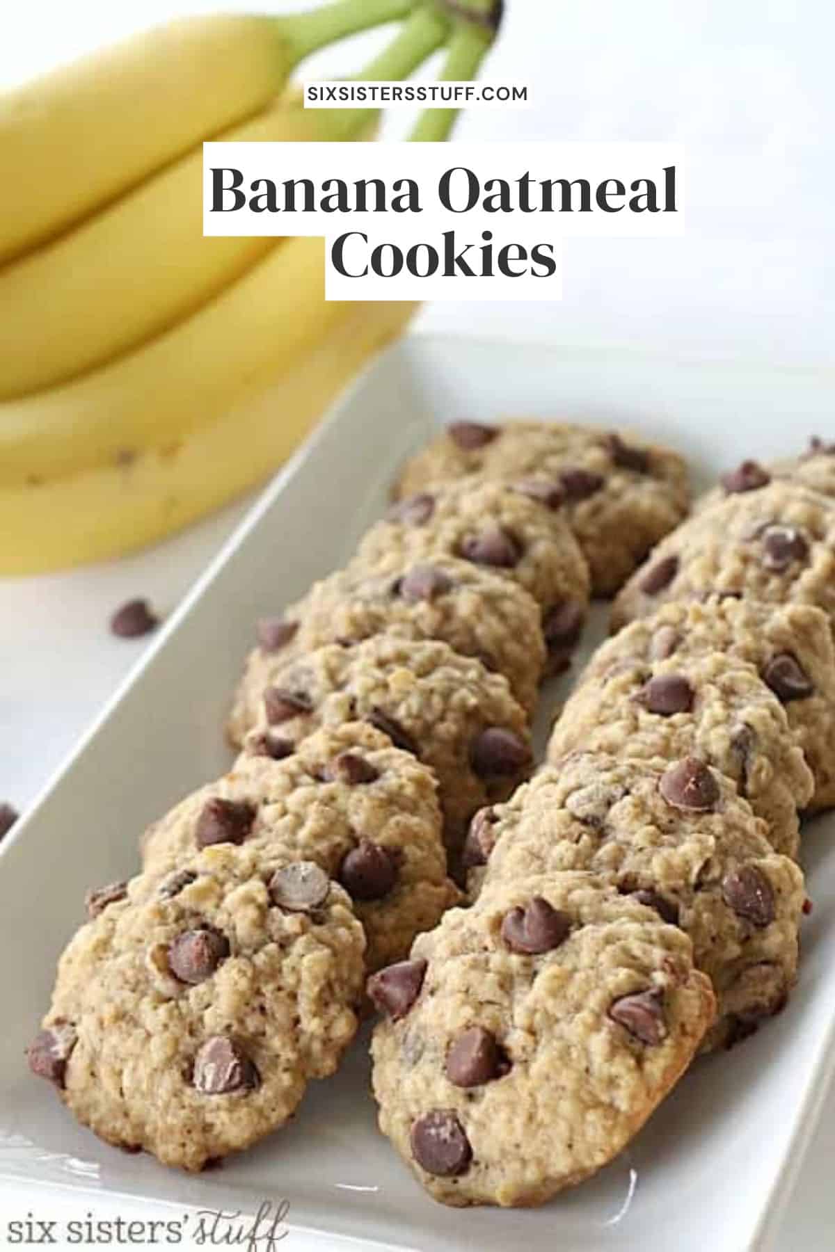 Banana Oatmeal Cookies Recipe - Six Sisters' Stuff