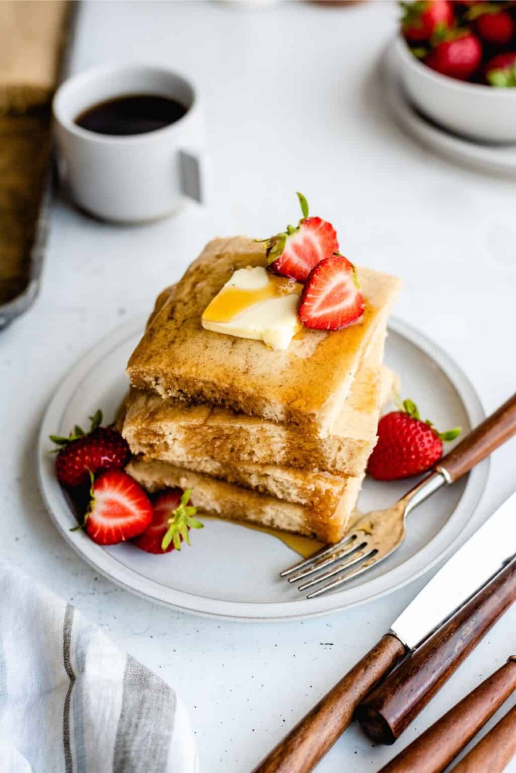 Sheet Pan Pancakes Recipe - Six Sisters' Stuff