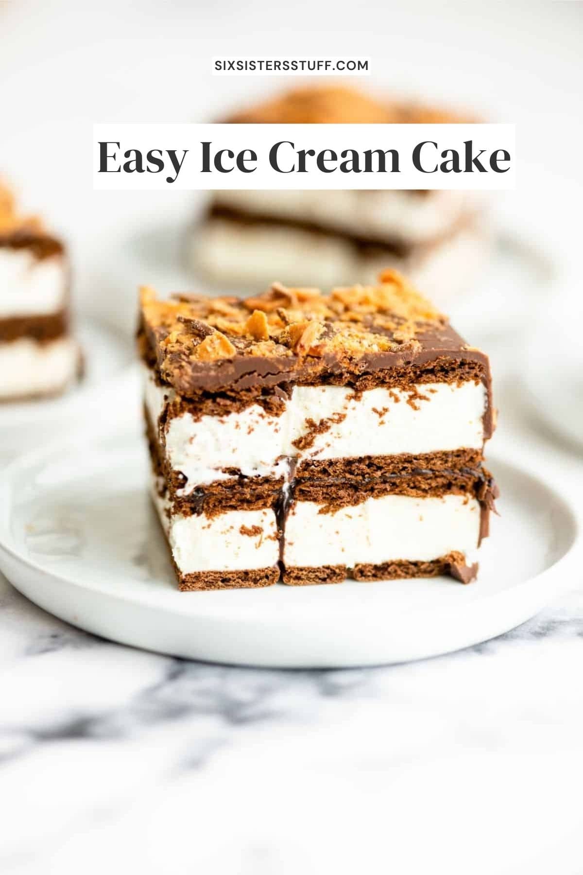 Ice Cream Cake Recipe - Six Sisters' Stuff