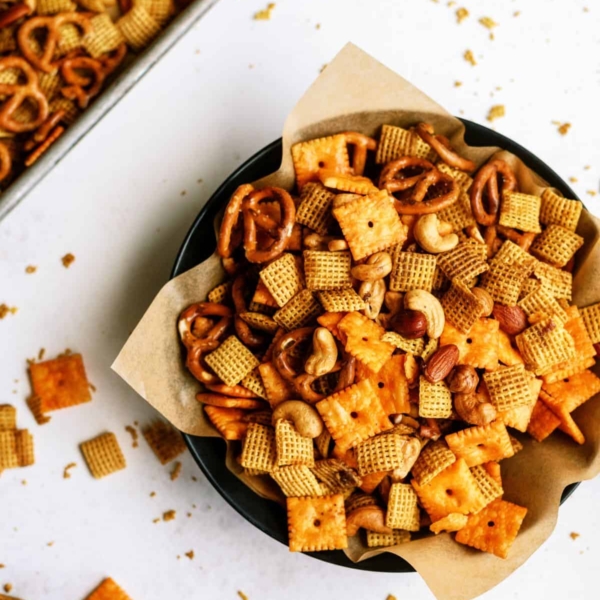 Slow Cooker Savory Chex Mix Recipe