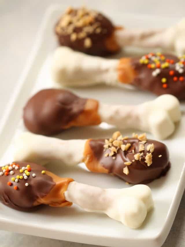 Chocolate Caramel Turkey Legs Recipe - Six Sisters' Stuff