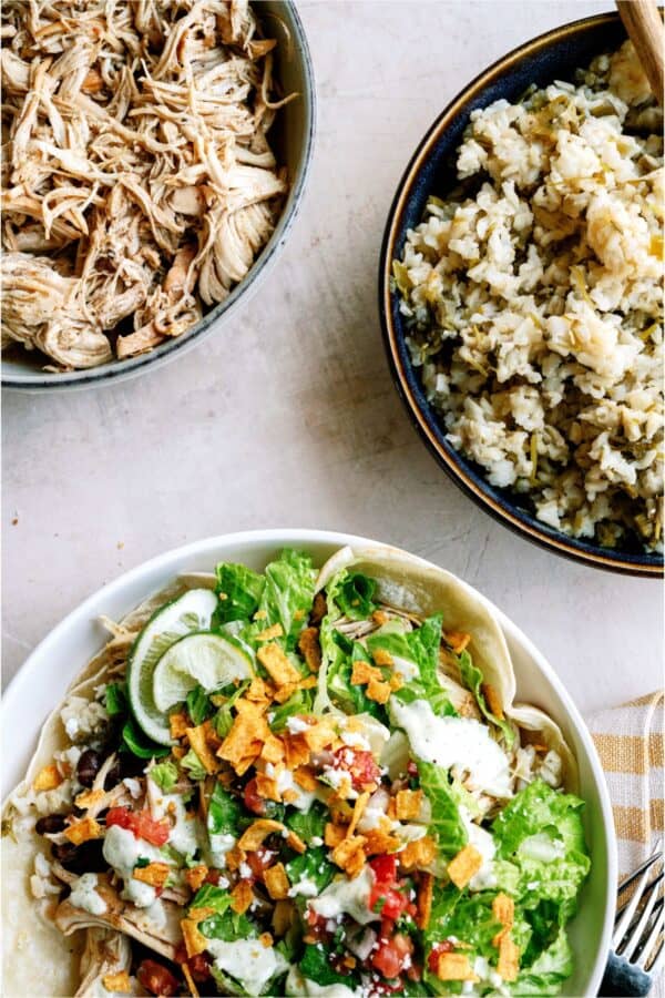 Cafe Rio Slow Cooker Chicken and Cilantro Rice Recipe