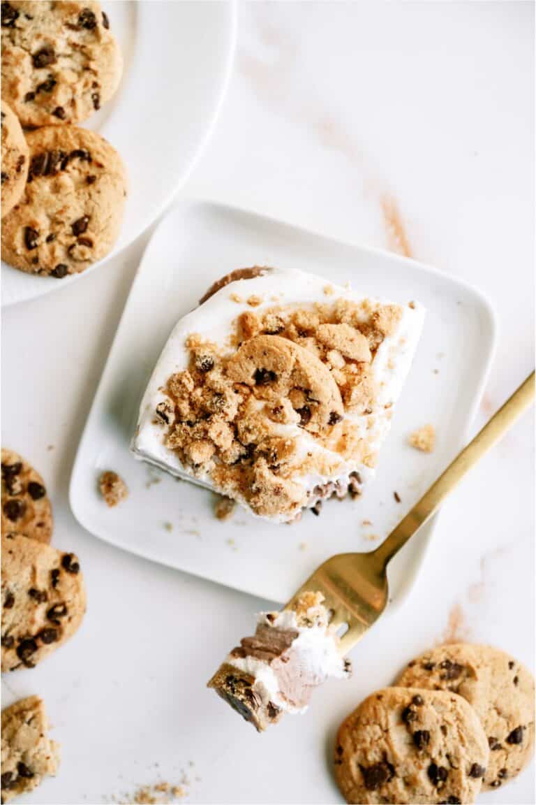 Layered Chocolate Chip Cookie Dessert Recipe - Six Sisters' Stuff