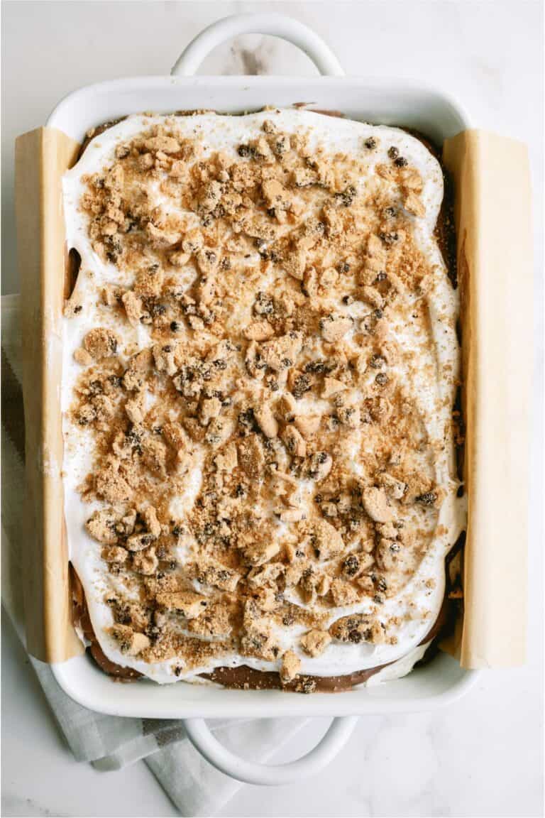 Layered Chocolate Chip Cookie Dessert Recipe - Six Sisters' Stuff