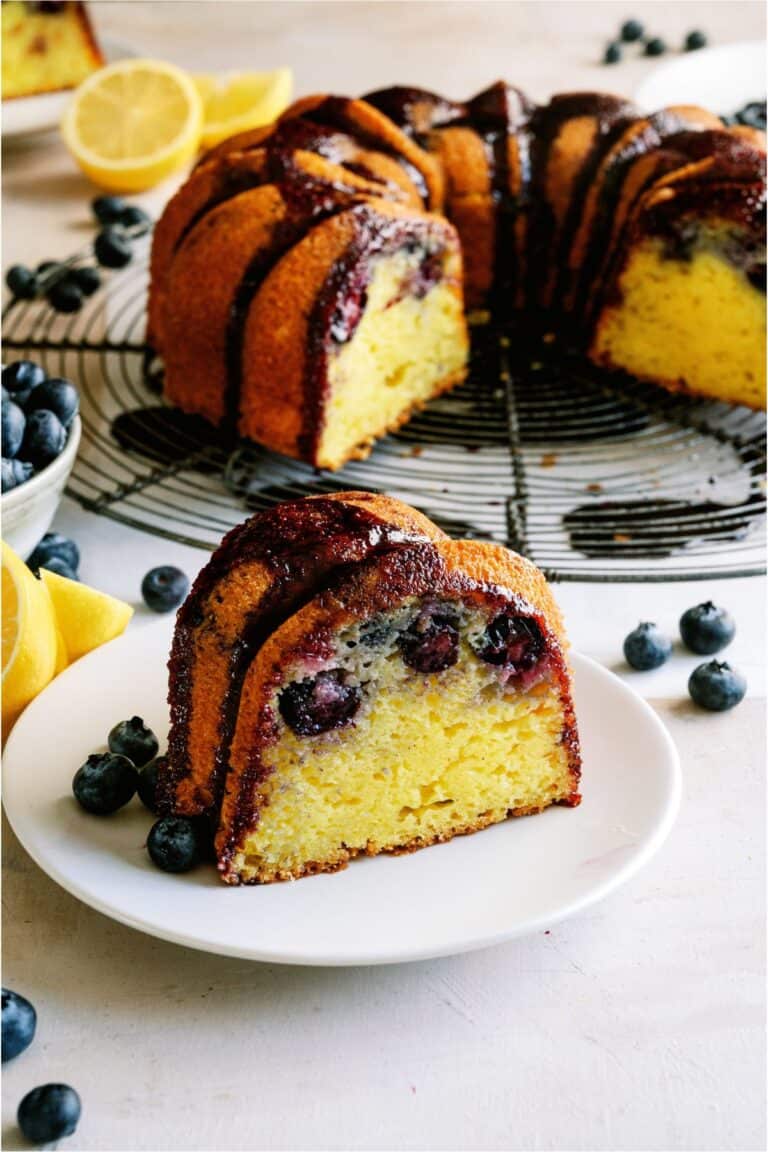 Lemon Blueberry Bundt Cake Recipe