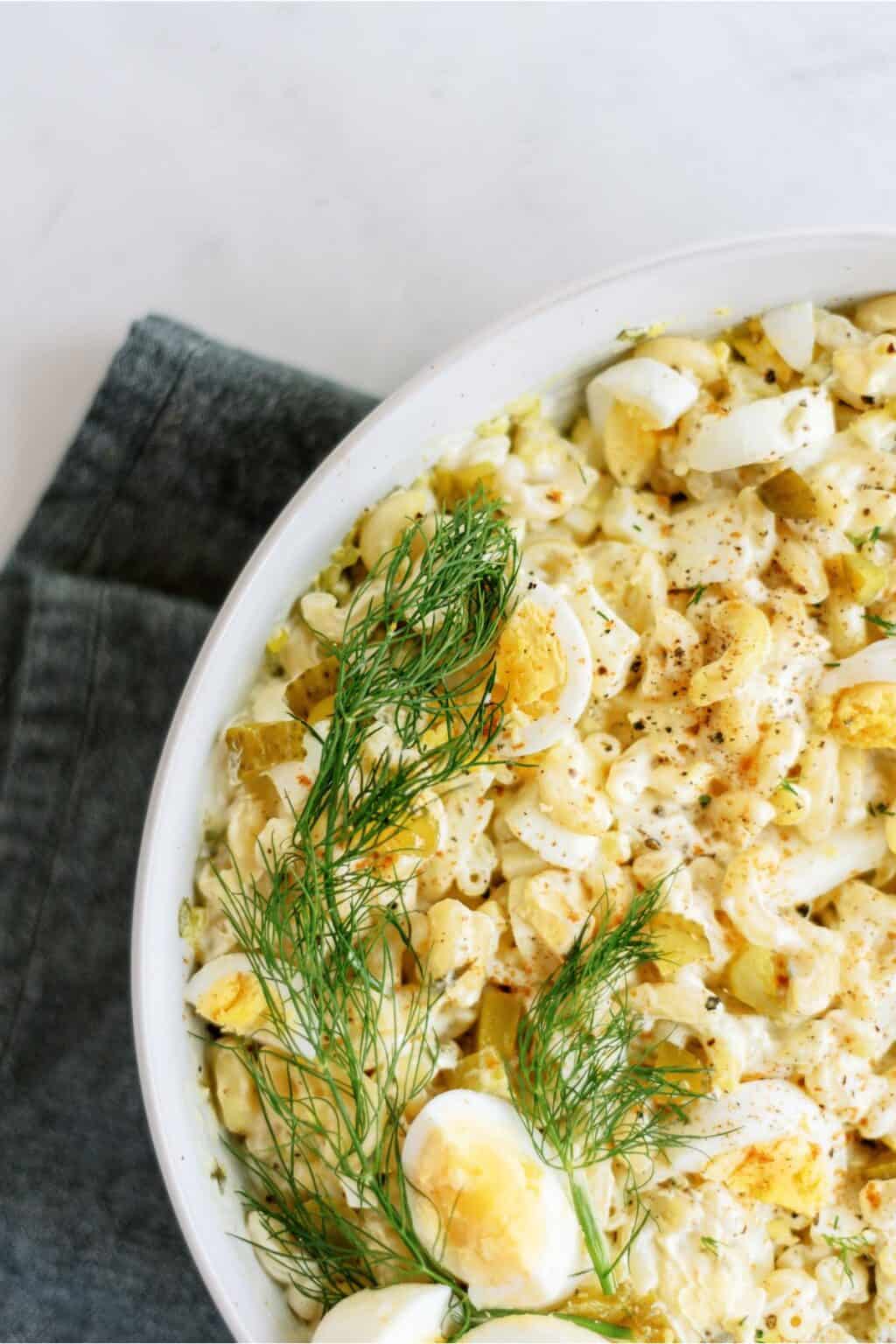Deviled Egg Pasta Salad Recipe - Six Sisters' Stuff