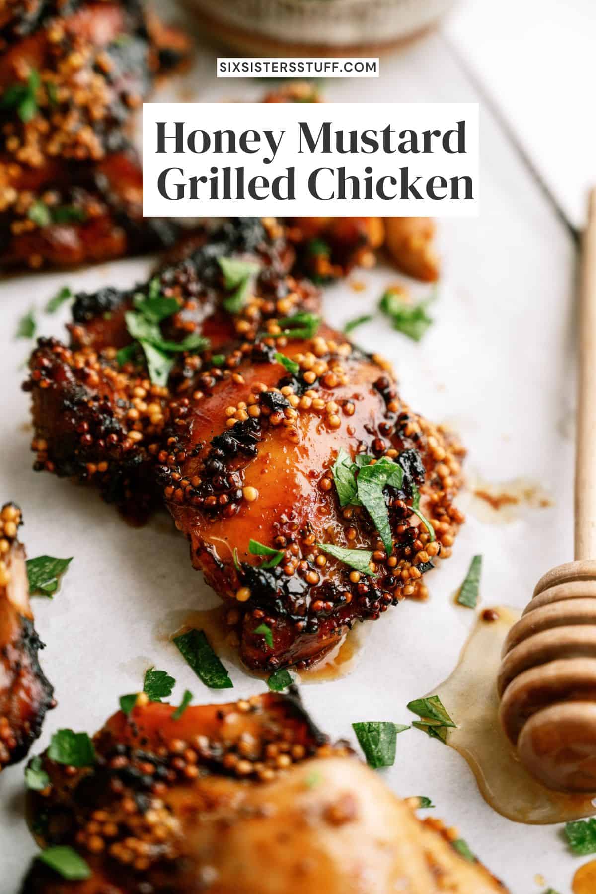 Honey Mustard Grilled Chicken Recipe - Six Sisters' Stuff