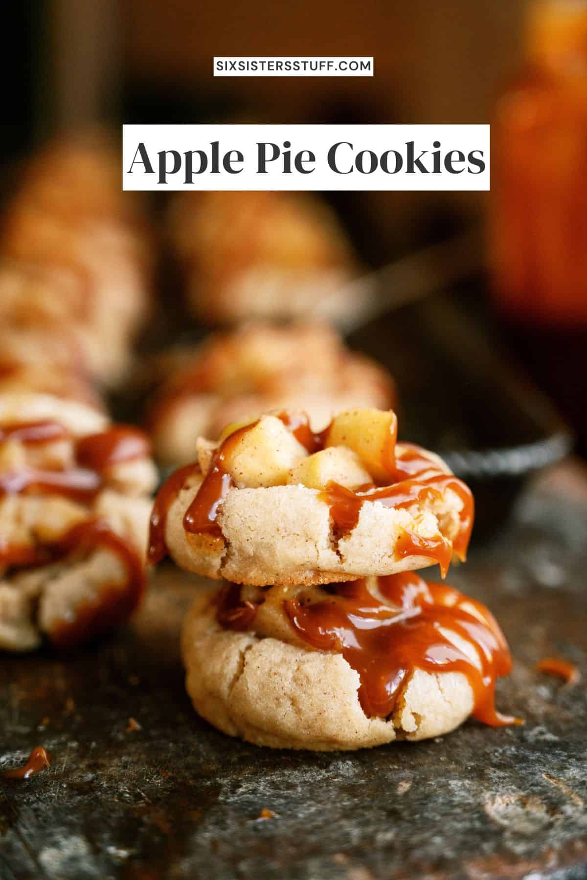 Apple Pie Cookies Recipe - Six Sisters' Stuff