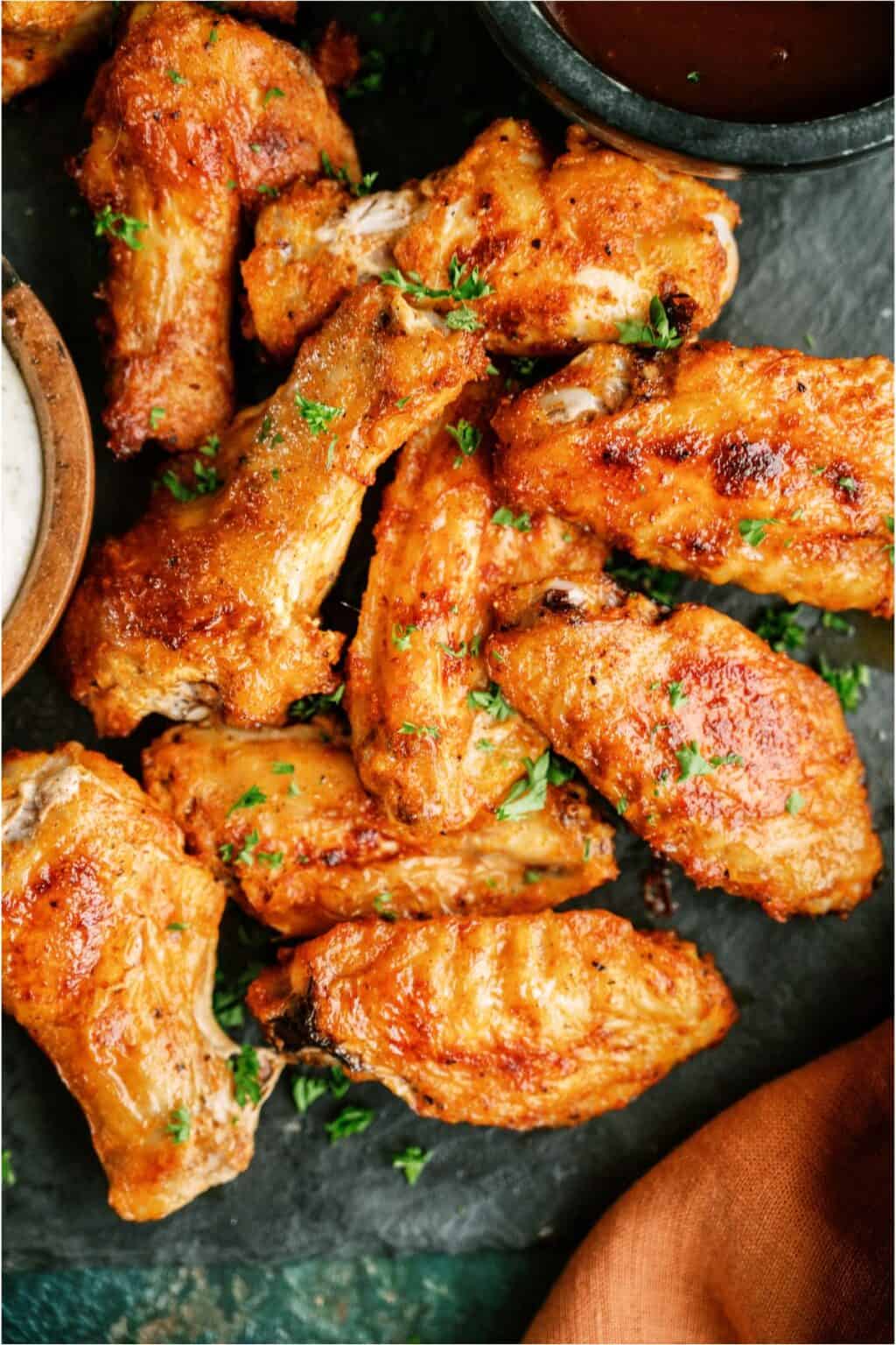 Crispy Baked Chicken Wings Recipe - Six Sisters' Stuff
