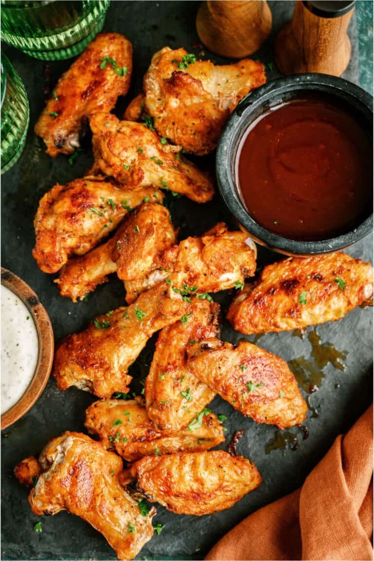 Crispy Baked Chicken Wings Recipe - Six Sisters' Stuff