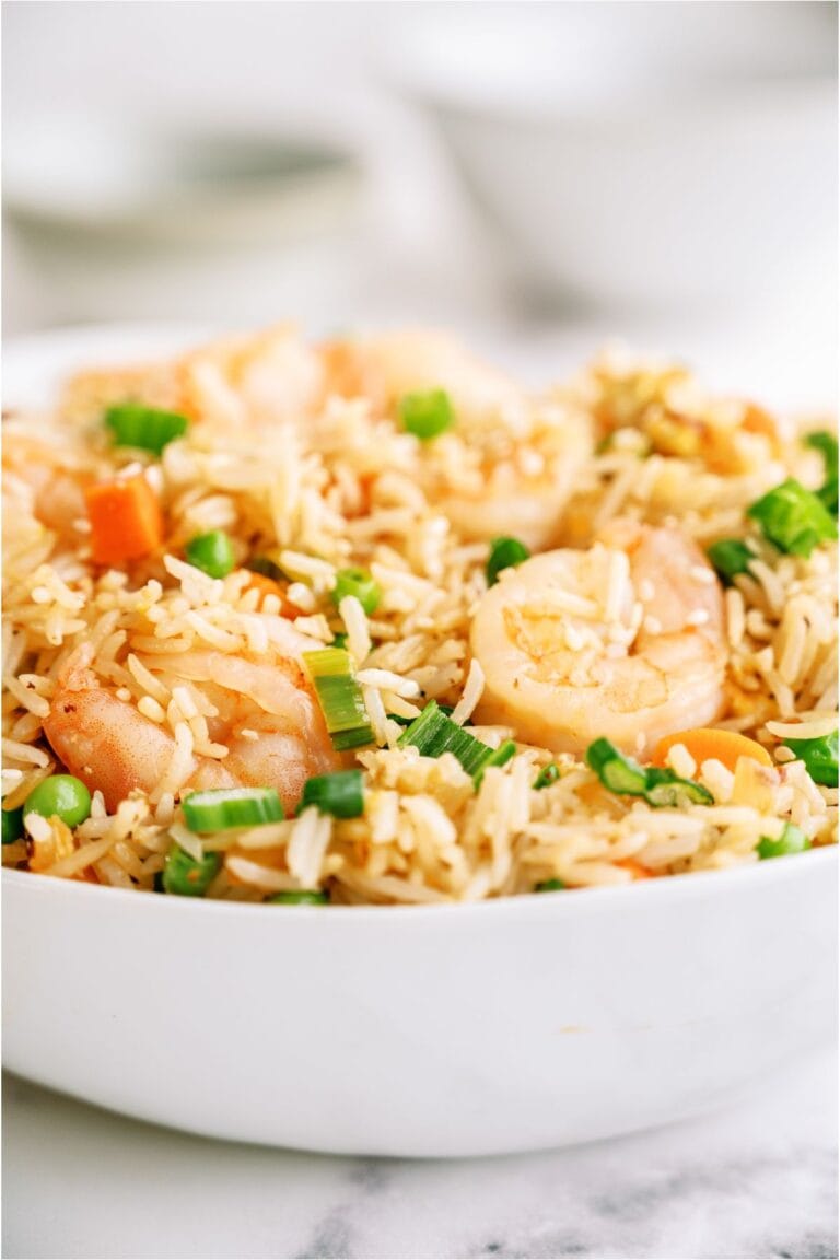 Easy Shrimp Fried Rice Recipe - Six Sisters' Stuff