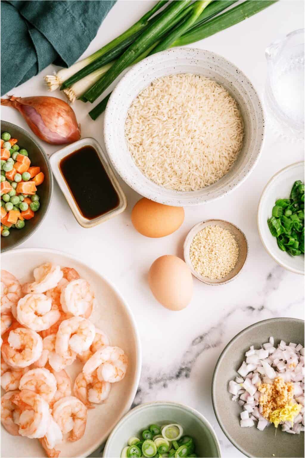 Easy Shrimp Fried Rice Recipe - Six Sisters' Stuff