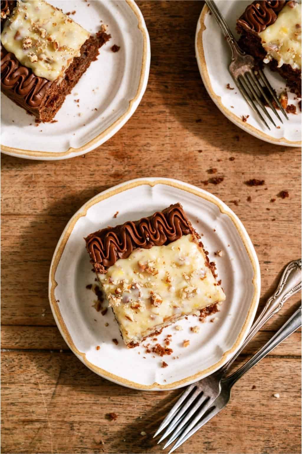 Homemade German Chocolate Cake Recipe - Six Sisters' Stuff