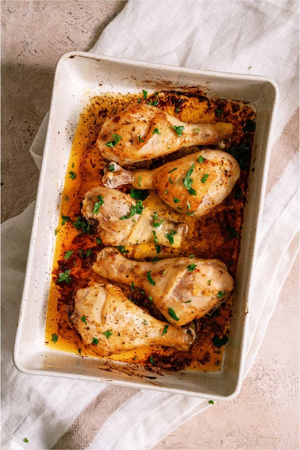 Juicy Baked Chicken Legs Recipe - Six Sisters' Stuff
