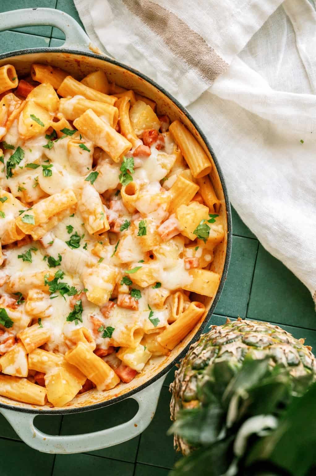 Hawaiian Pasta Skillet Recipe - Six Sisters' Stuff