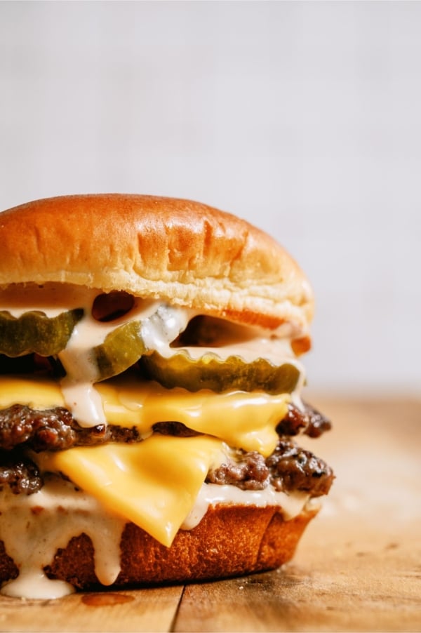 Smash Burgers (with copycat Shack Sauce) - Six Sisters' Stuff